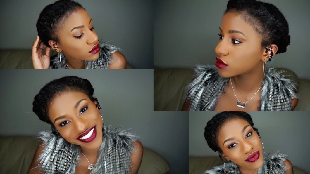 Cute Protective Style on Awkward Length Hair [Video] - Black Hair ...
