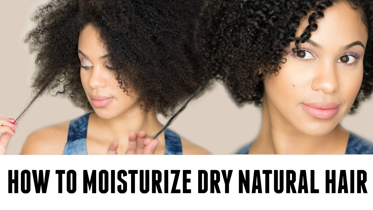 How To Moisturize Dry Natural Hair [video] Black Hair Information